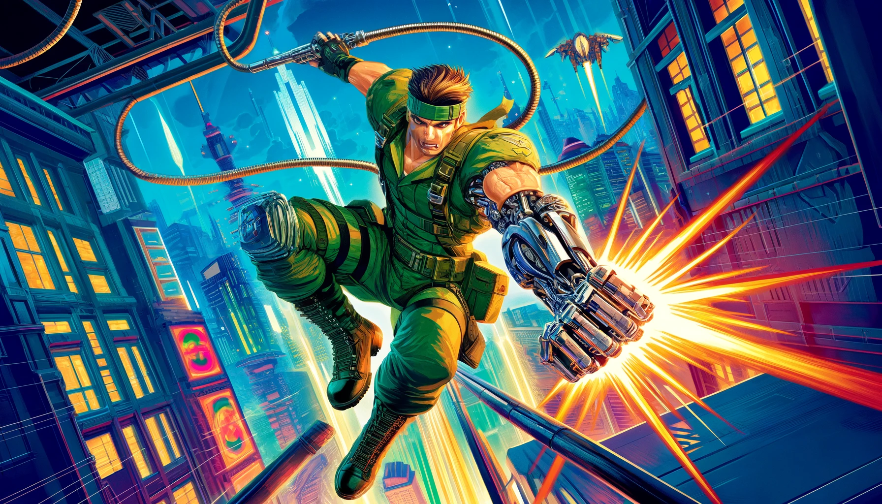 Bionic Commando: La Revolución del Plataformas de Acción - Retro ...